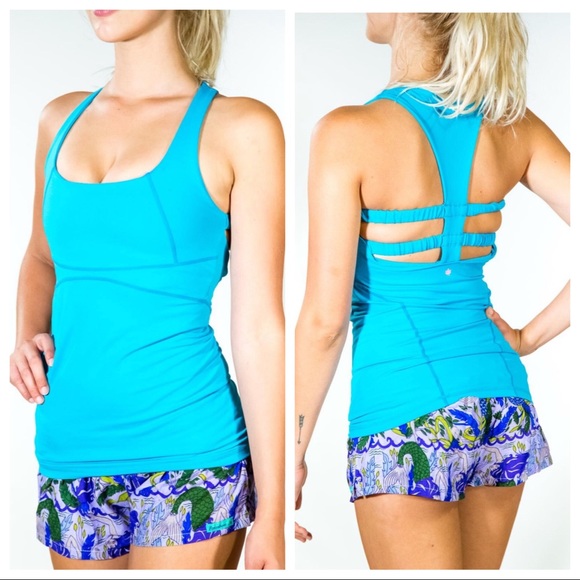 Kiragrace | Tops | Kira Grace Warrior T Back Turquoise Tank Top S ...